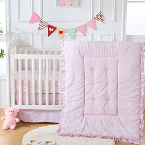 Click here for Sweet Home Collection Floral 4-Piece Nursery Baby... prices