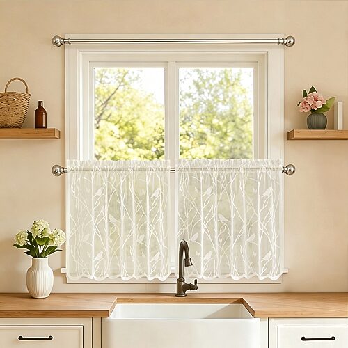 Click here for Sweet Home Collection Songbird 2-pc. Rod Pocket Wi... prices