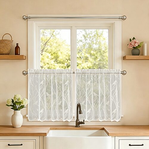 Click here for Sweet Home Collection Songbird 2-pc. Rod Pocket Wi... prices