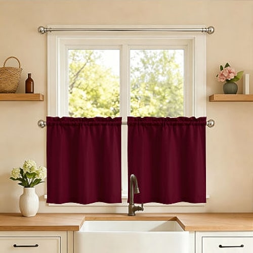 Click here for Sweet Home Collection Ripcord 2-pc. Rod Pocket Win... prices