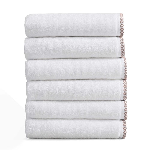 Click here for Linery Cotton And Decorative Bordered 6-pc. Quick... prices