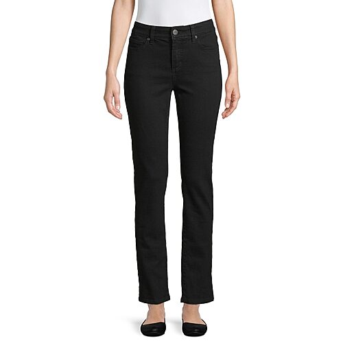 Click here for St. Johns Bay Womens Petite Mid Rise Straight Leg... prices