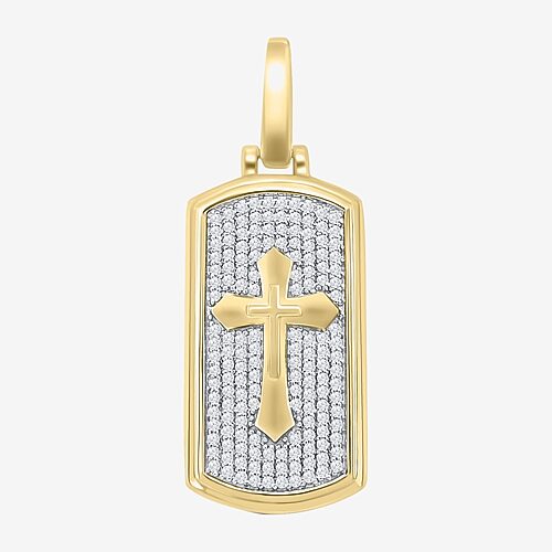 Click here for Mens 3/4 CT. T.W. Natural White Diamond 10K Gold C... prices
