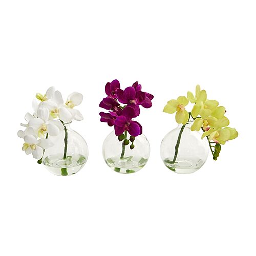 Click here for 9â Phalaenopsis Orchid Artificial Arrangement in... prices