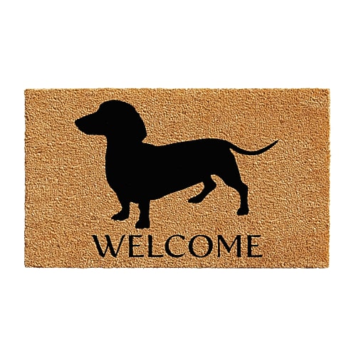 Click here for Calloway Mills Dachshund Outdoor Rectangular Doorm... prices