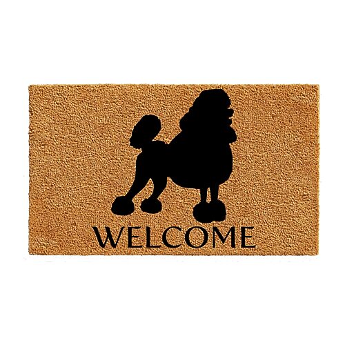 Click here for Calloway Mills Poodle Outdoor Rectangular Doormat... prices