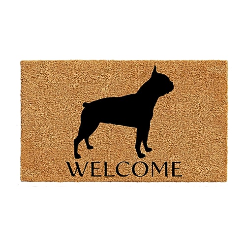 Click here for Calloway Mills Boston Terrier Outdoor Rectangular... prices