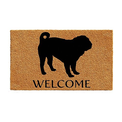 Click here for Calloway Mills Pug Outdoor Rectangular Doormat  On... prices