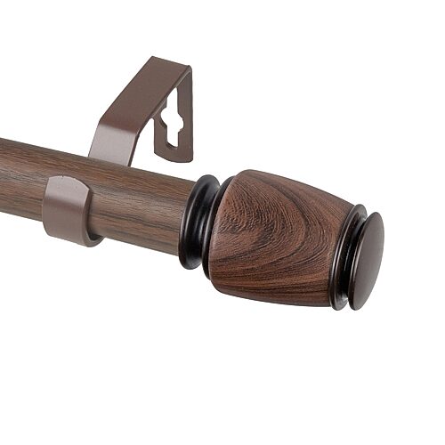 Click here for Rod Desyne Romilda Faux Wood 1 IN Adjustable Curta... prices