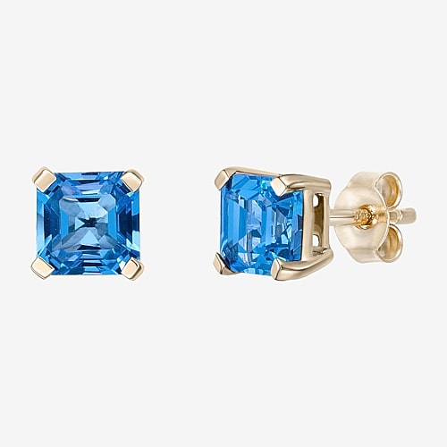 Click here for Gemstone 10K Gold 5.5mm Stud Earrings  One Size  B... prices