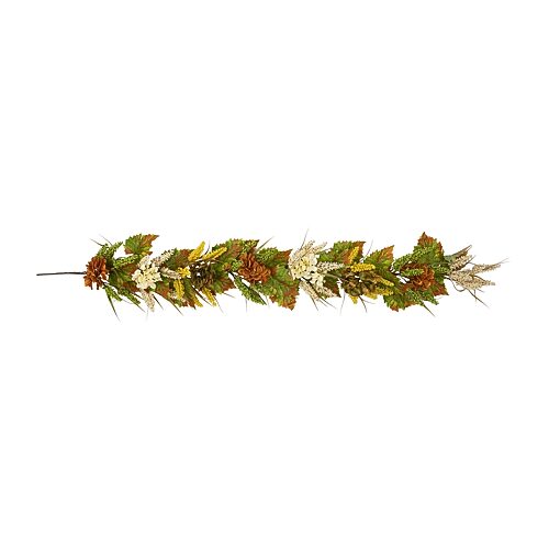 Click here for Northlight Flowers With Wheat Unlit Christmas Indo... prices