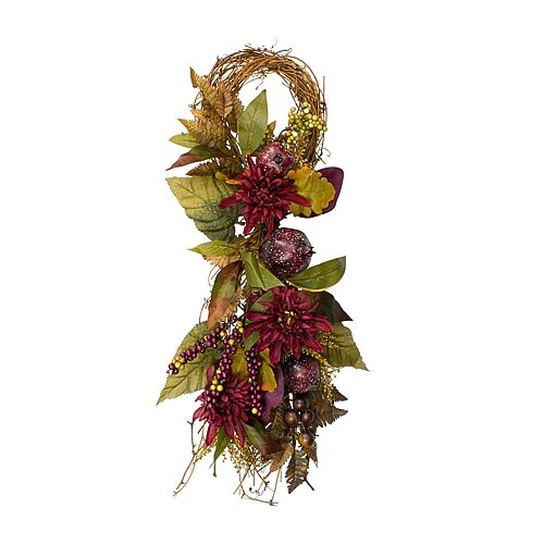 Click here for Northlight 28in Grapevine Teardrop Unlit Swag  One... prices