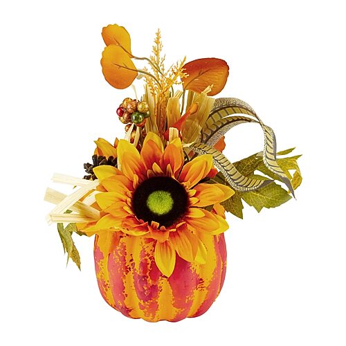 Click here for Northlight 12in Orange And Yellow Pumpkin Thanksgi... prices