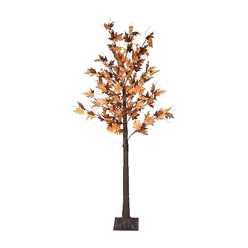 Click here for Northlight 6ft Led Maple Leaf Lighted Indoor Artif... prices