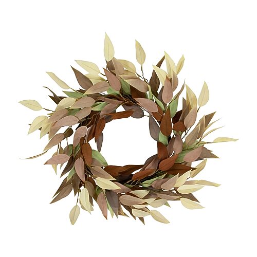 Click here for Northlight 22in Fall Foliage Leaf Unlit Wreath  On... prices