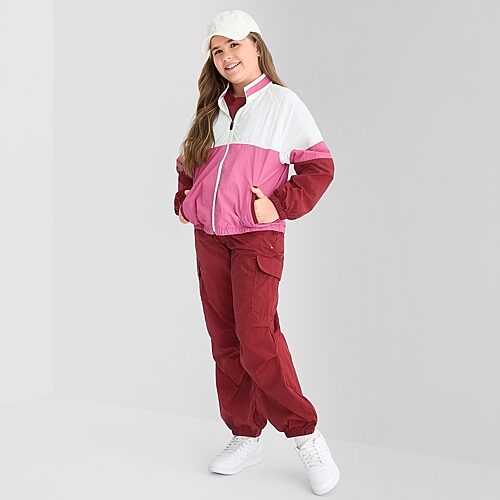 Xersion Little & Big Kid Girls High Rise Cinched Active Cargo Pant  3x-large (22.5) Plus  Red
