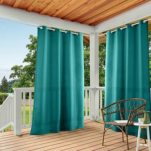 Click here for Town And Country Cabana Solid Grommet Top Light-Fi... prices