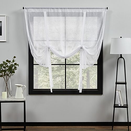 Click here for Exclusive Home Curtains Belgian Sheer Rod Pocket S... prices