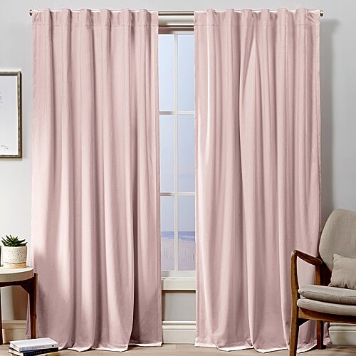 Click here for Exclusive Home Curtains Velvet Tab Top Light-Filte... prices