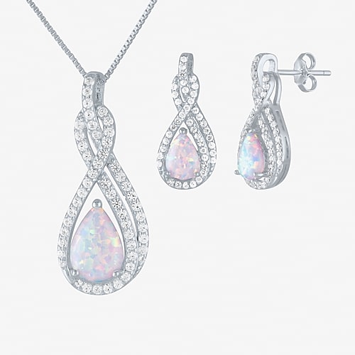 Click here for Gemstone Sterling Silver 2-pc. Pear Jewelry Set  O... prices