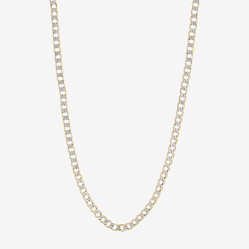 Click here for Unisex Adult 10K Gold 26 Inch Curb Chain Necklace... prices