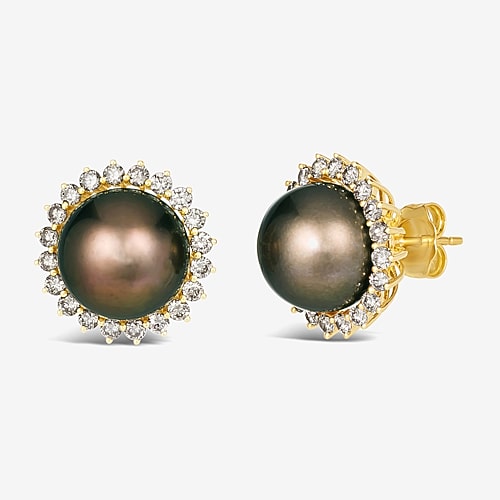 Click here for Le Vian Earrings featuring Chocolate Pearls 3/4 CT... prices