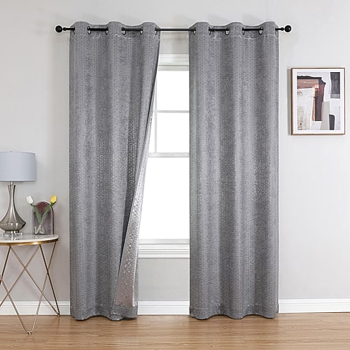 Click here for Callisto Grommet Top Blackout Set of 2 Curtain Pan... prices