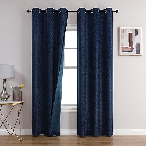 Click here for Callisto Grommet Top Blackout Set of 2 Curtain Pan... prices