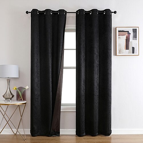 Click here for Archie Grommet Top Blackout Set of 2 Curtain Panel... prices
