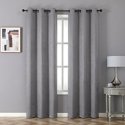 Click here for Novalie Grommet Top Blackout Set of 2 Curtain Pane... prices
