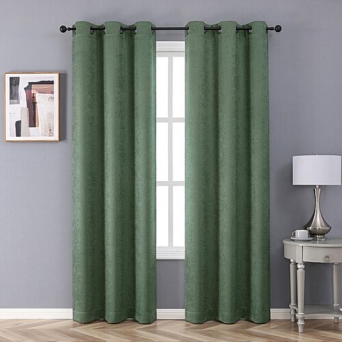 Click here for Novalie Grommet Top Blackout Set of 2 Curtain Pane... prices