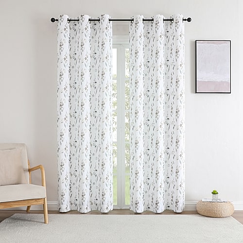Click here for Regal Home Isla Printed Grommet Top Energy Saving... prices