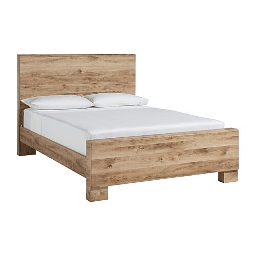 Click here for Signature Design by Ashley Hyanna Panel Bed in Tan... prices