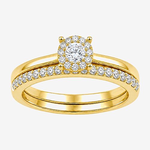 Click here for Surrounded by Love (H / I1-I2) Womens 1/2 CT. T.W.... prices
