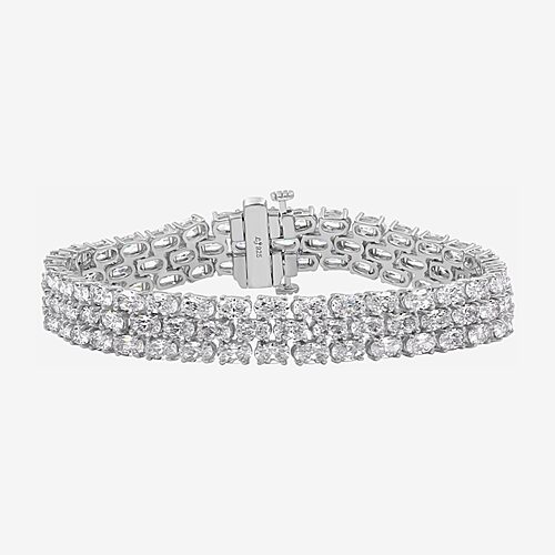 Click here for Womens Lab Created White Sapphire Sterling Silver... prices
