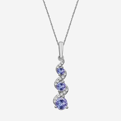 Click here for Womens Diamond Accent Genuine Blue Tanzanite 10K G... prices