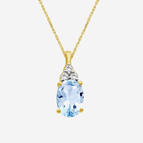 Click here for Womens Diamond Accent Genuine Blue Topaz 10K Gold... prices