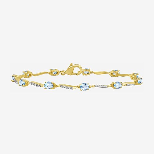 Click here for (I-J / I2-I3) Womens 10K Gold Solid Chain Bracelet... prices