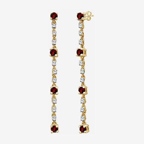 Click here for (I-J / I2-I3) Womens Diamond Accent Genuine Red Ga... prices