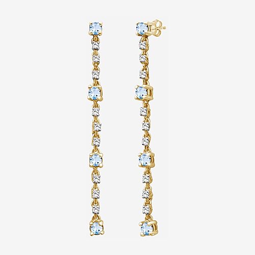 Click here for (I-J / I2-I3) Womens Diamond Accent Genuine Blue T... prices