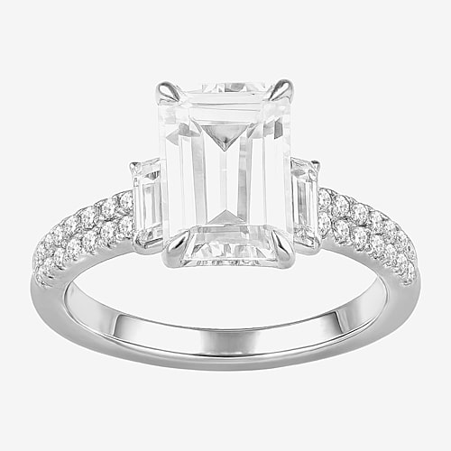 Click here for (F / Si2) Womens 2 1/3 CT. T.W. Lab Grown White Di... prices