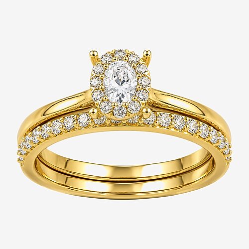 Click here for Surrounded by Love (H / I1-I2) Womens 1/2 CT. T.W.... prices