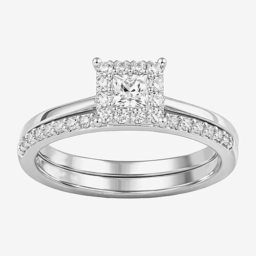 Click here for Surrounded by Love (H / I1-I2) Womens 1/2 CT. T.W.... prices