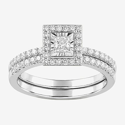 Click here for Surrounded by Love (H / I1-I2) Womens 5/8 CT. T.W.... prices