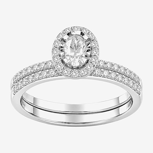 Click here for Surrounded by Love (H / I1-I2) Womens 5/8 CT. T.W.... prices