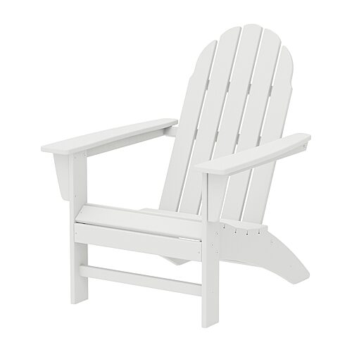 Click here for POLYWOOD Vineyard Adirondack Chair  One Size  Whit... prices