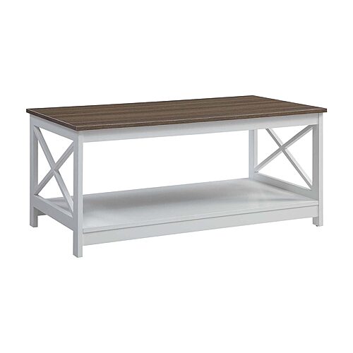 Click here for Oxford Coffee Table with Shelf  One Size  Brown prices