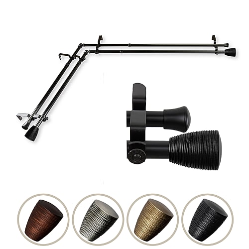 Click here for Rod Desyne Tarzan Corner Double Curtain Rod  One S... prices