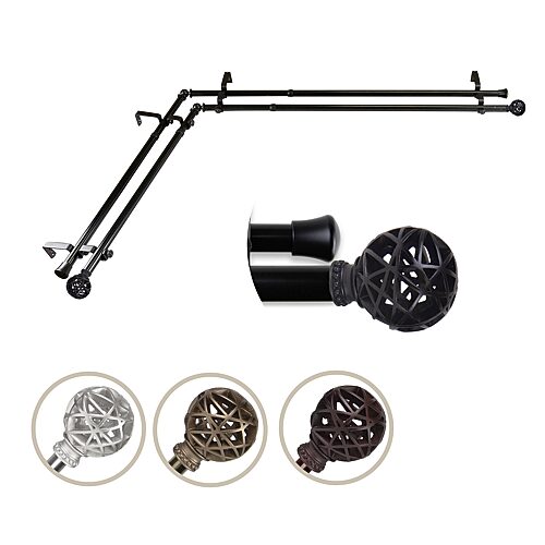 Click here for Rod Desyne Leannette Corner Double Curtain Rod  On... prices