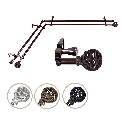 Click here for Rod Desyne Leannette Corner Double Curtain Rod  On... prices